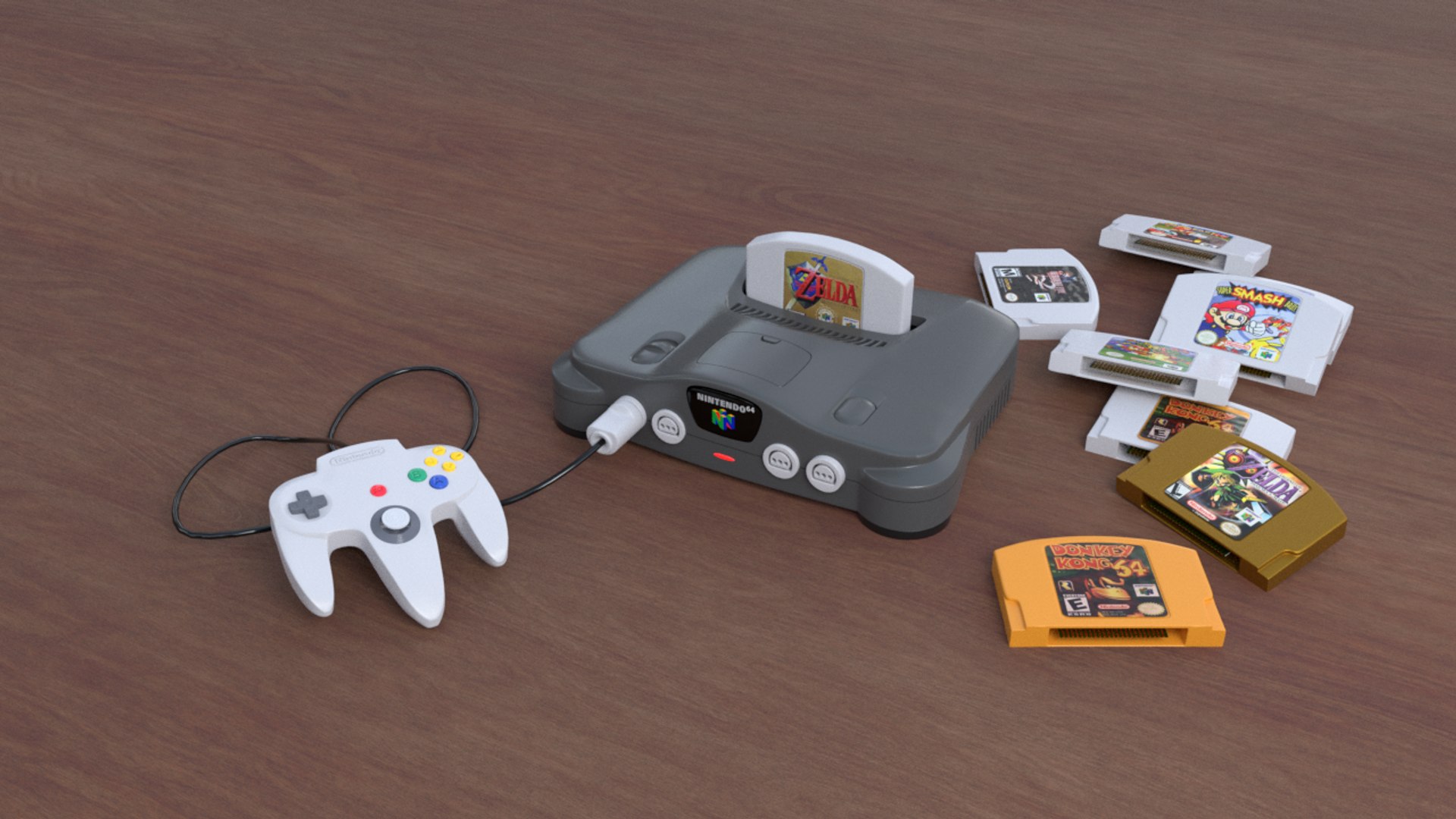 Nintendo 64 Low Poly And High Poly 3D - TurboSquid 1760565