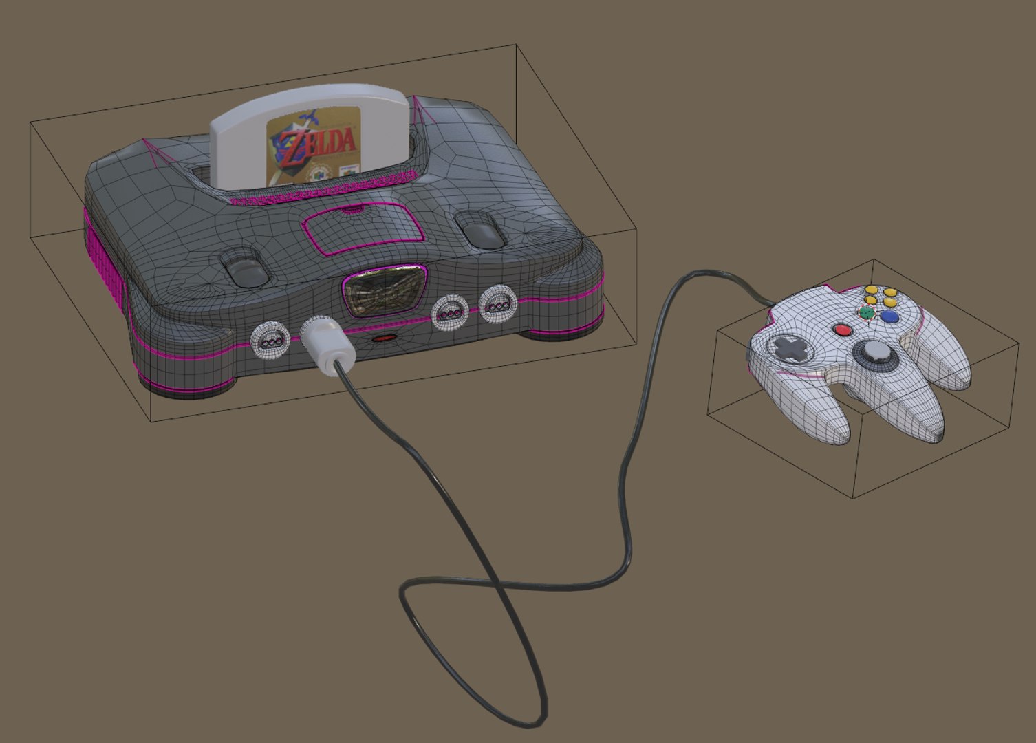 Nintendo 64 Low Poly And High Poly 3D - TurboSquid 1760565