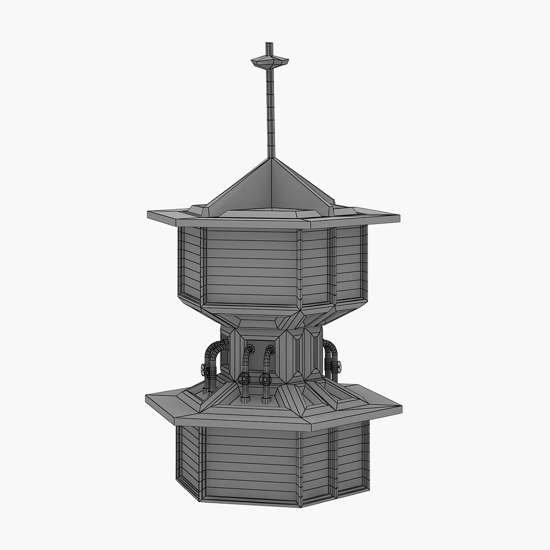 Sci-fi Building 3D Model - TurboSquid 1551829