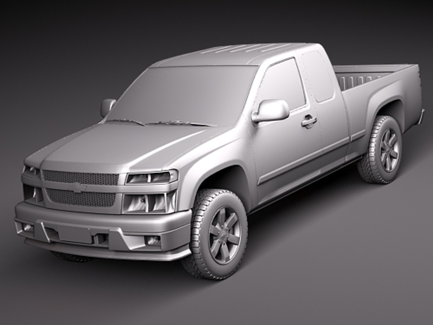 3d Model Chevrolet Colorado 2004