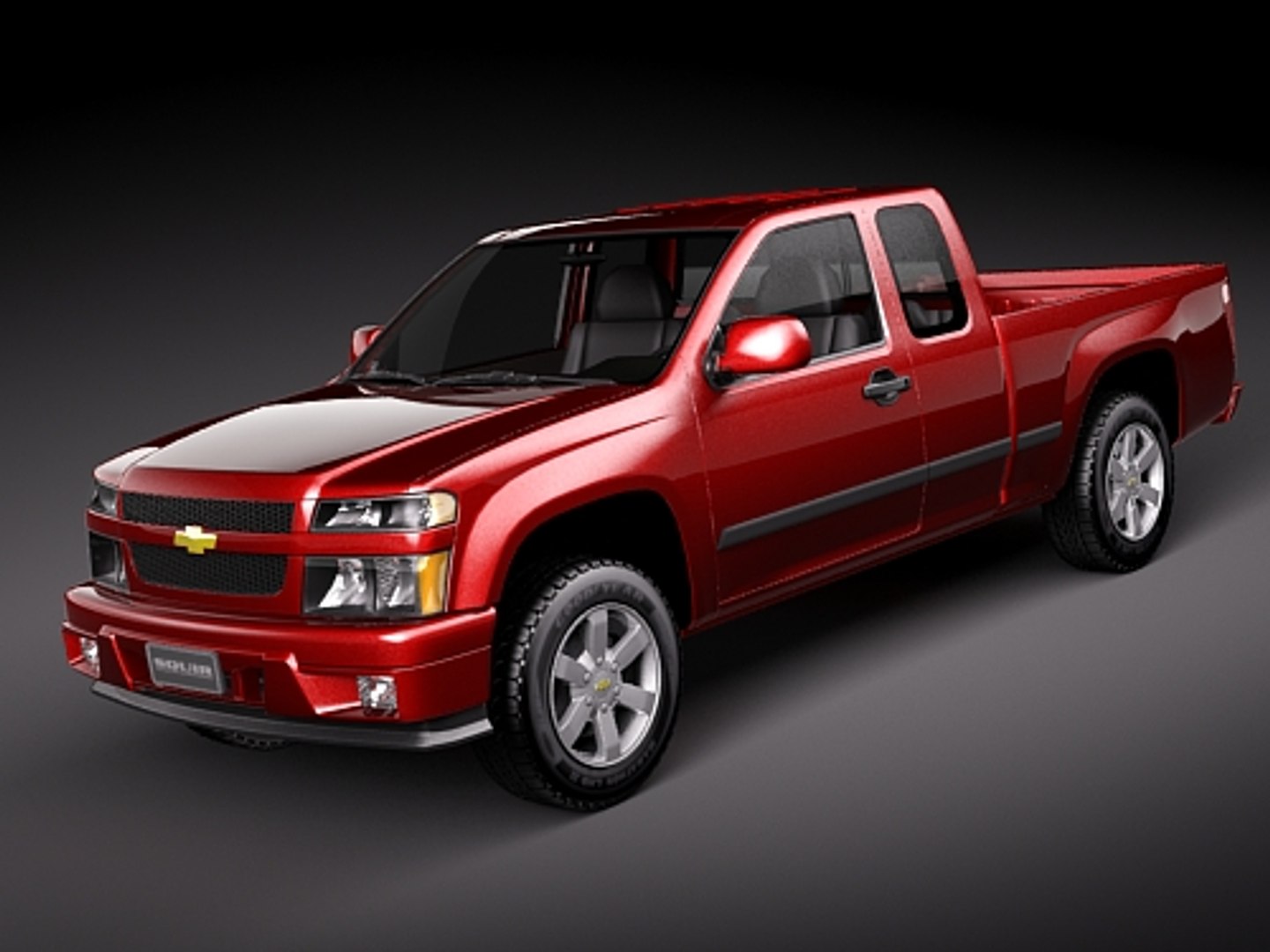 3d Model Chevrolet Colorado 2004