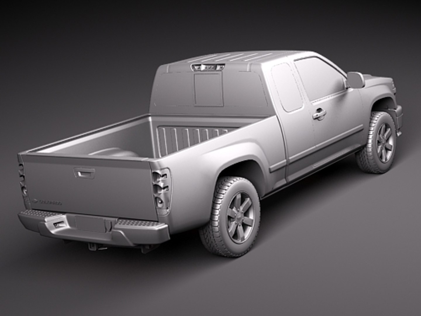 3d Model Chevrolet Colorado 2004