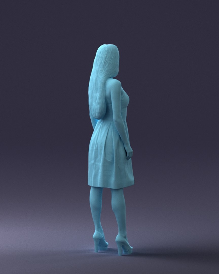 3D Scanned Woman - TurboSquid 1408100