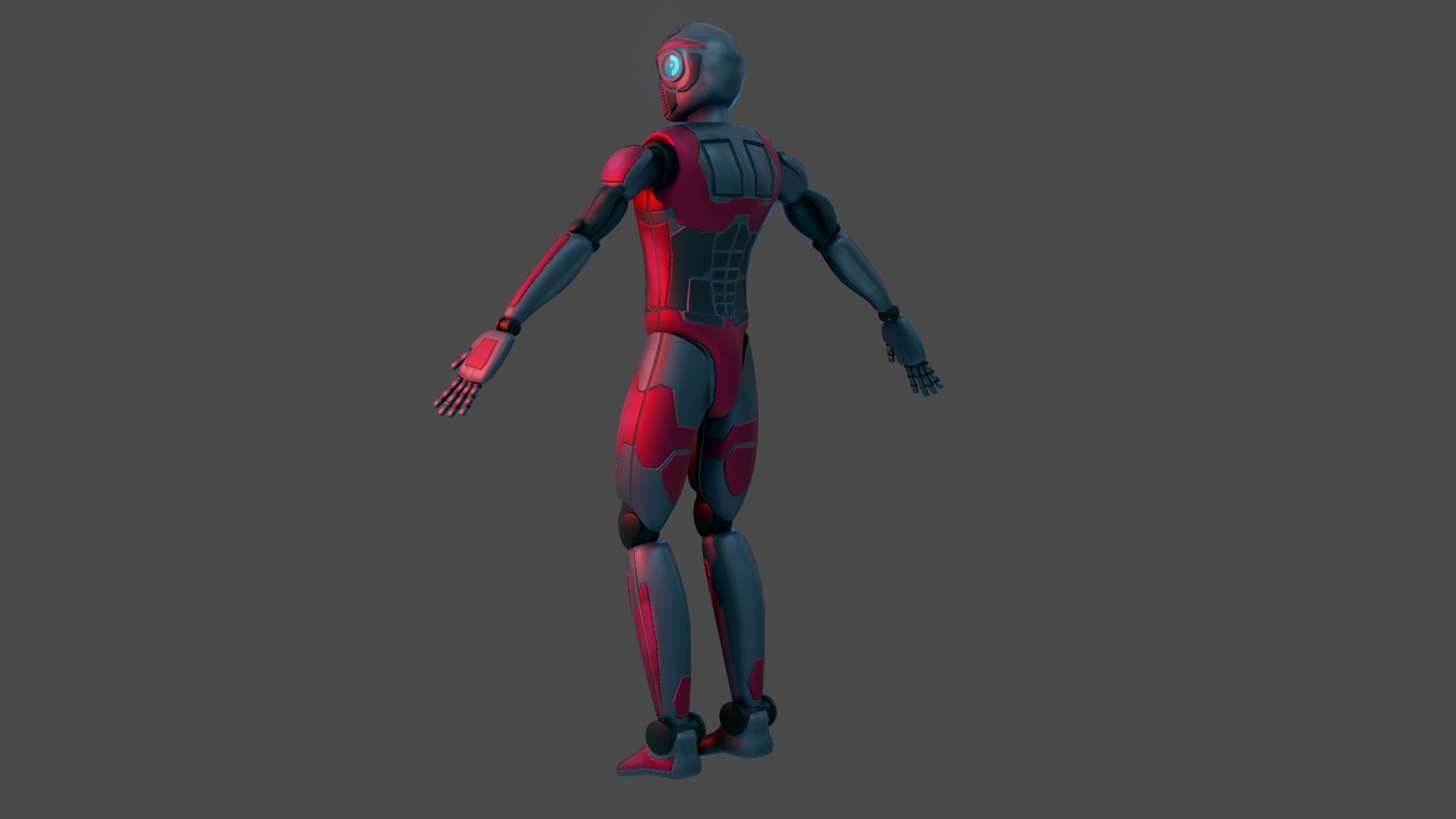 Sci-Fi Cyborg - Low Poly Game Ready PBR 3D Model - TurboSquid 2005228