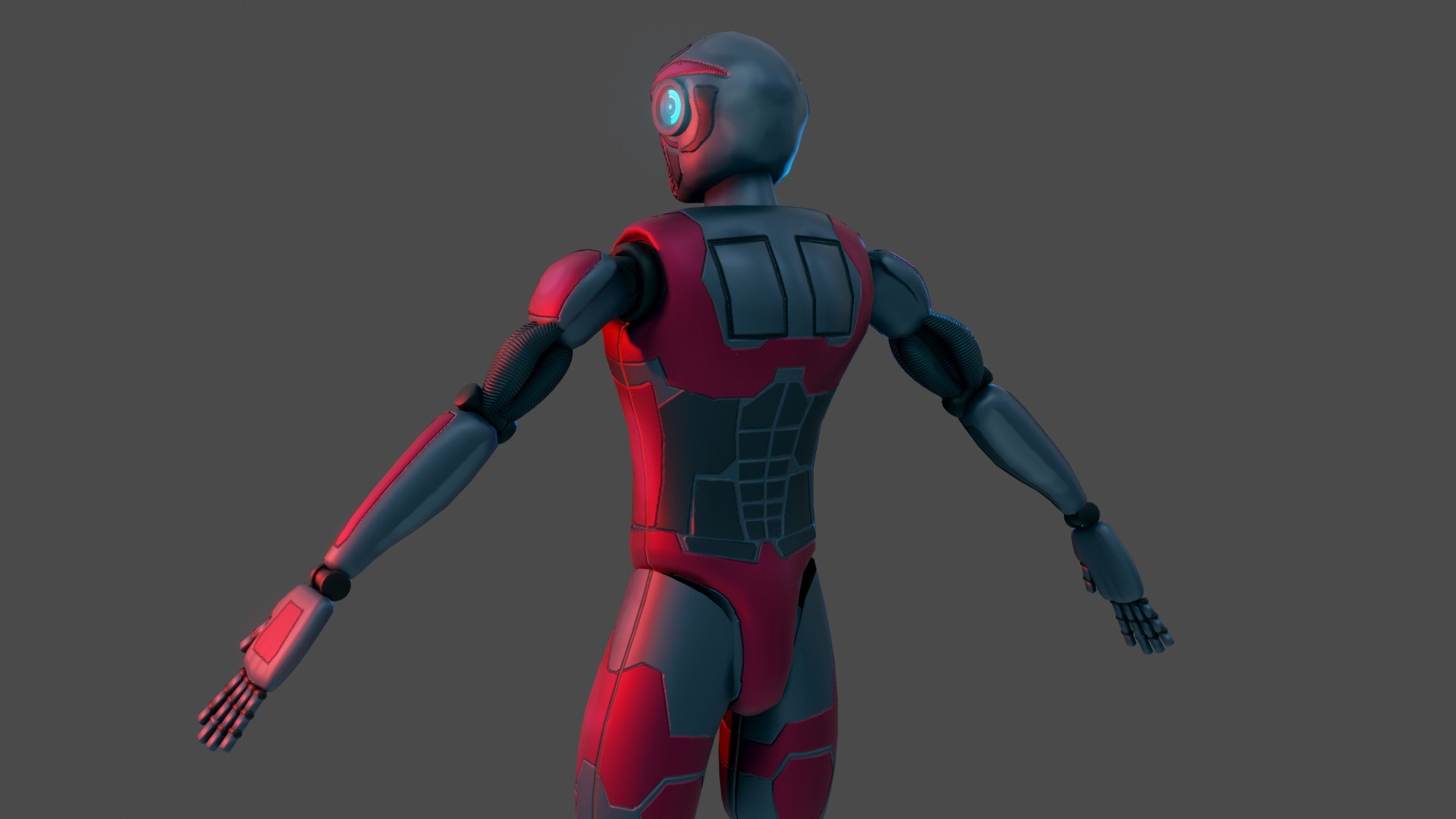 Sci-Fi Cyborg - Low Poly Game Ready PBR 3D Model - TurboSquid 2005228