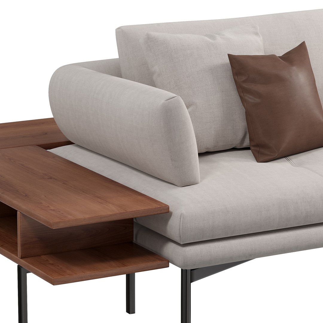Aliante Sofa 3D Model - TurboSquid 1930922