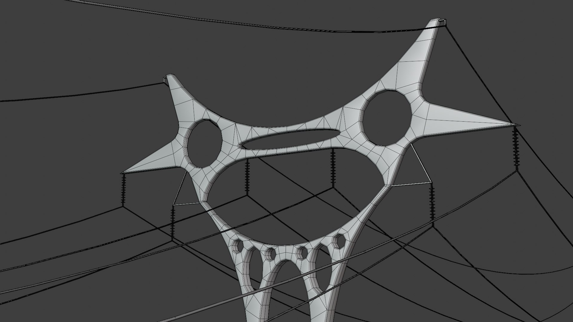 Future Electric Pole 3D Model - TurboSquid 2083491