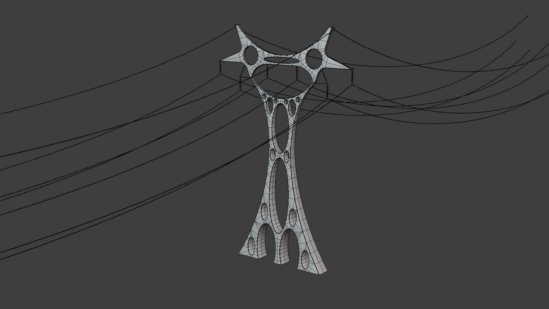 Future Electric Pole 3D Model - TurboSquid 2083491