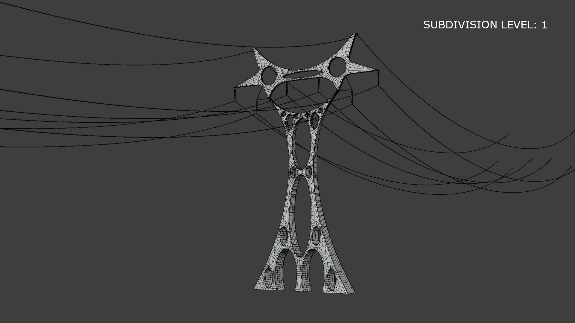 Future Electric Pole 3D Model - TurboSquid 2083491
