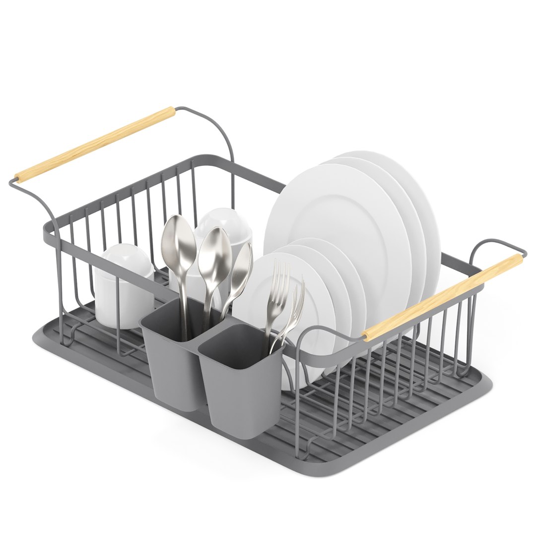 Scandi Dish Rack 3D Model - TurboSquid 2033308