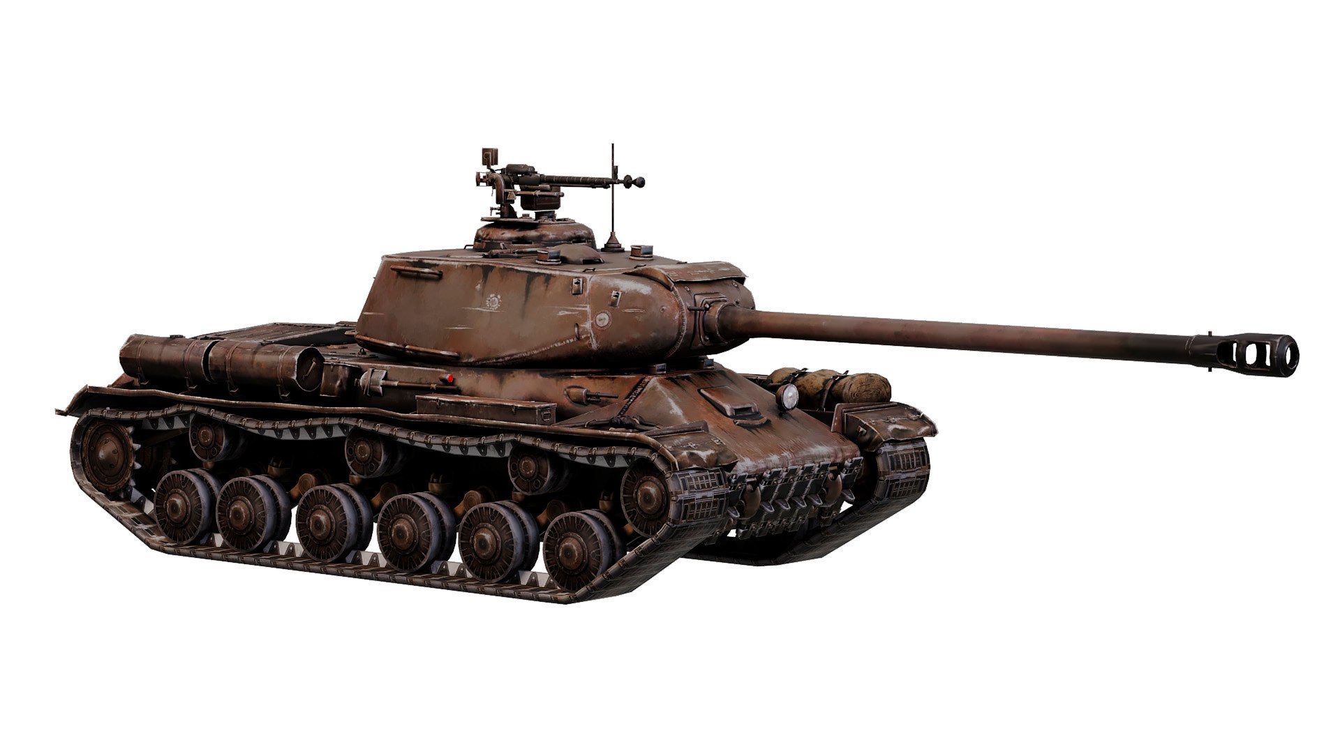 3D Soviet Tank IS2 - TurboSquid 2382885