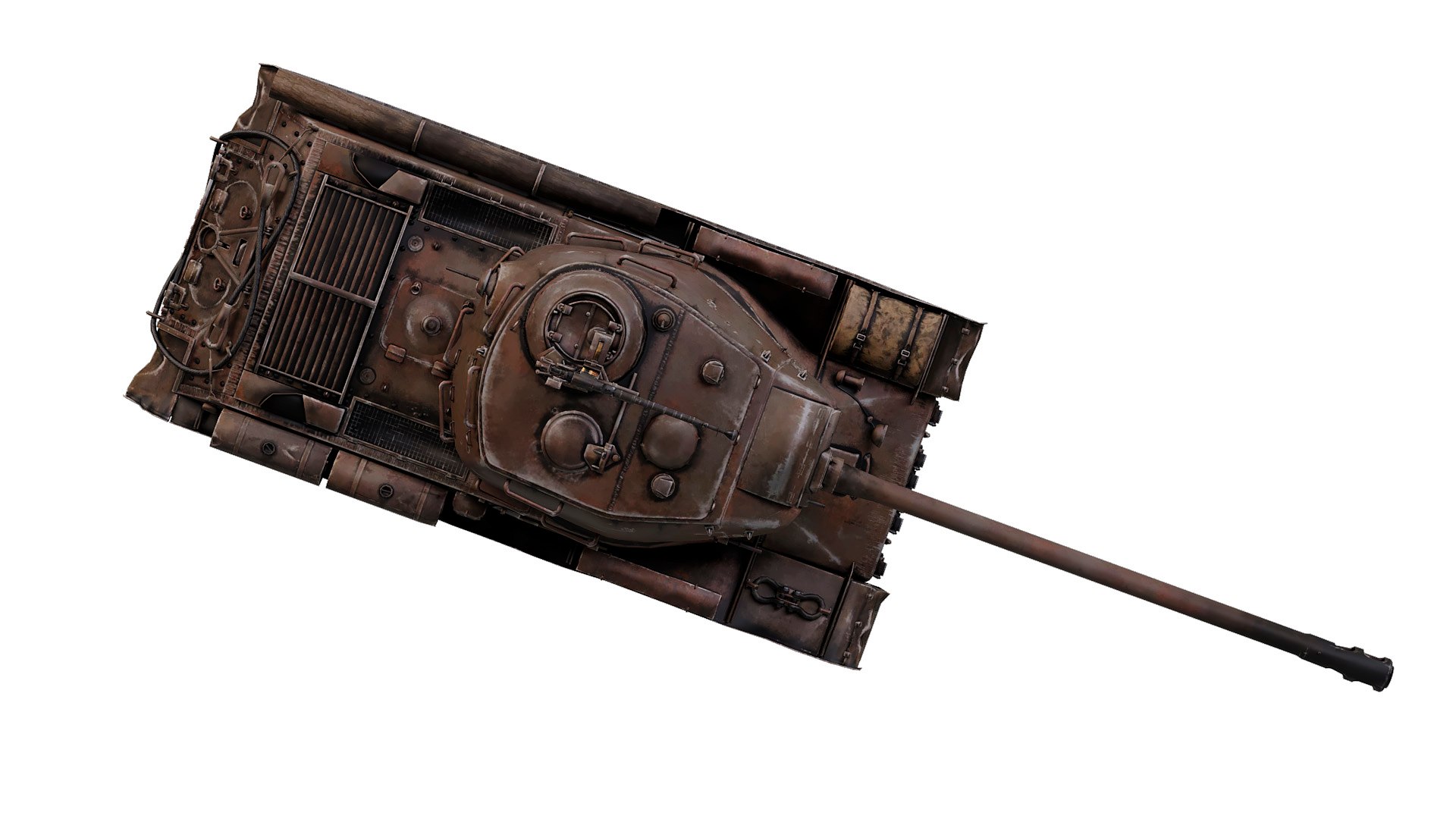 3D Soviet Tank IS2 - TurboSquid 2382885