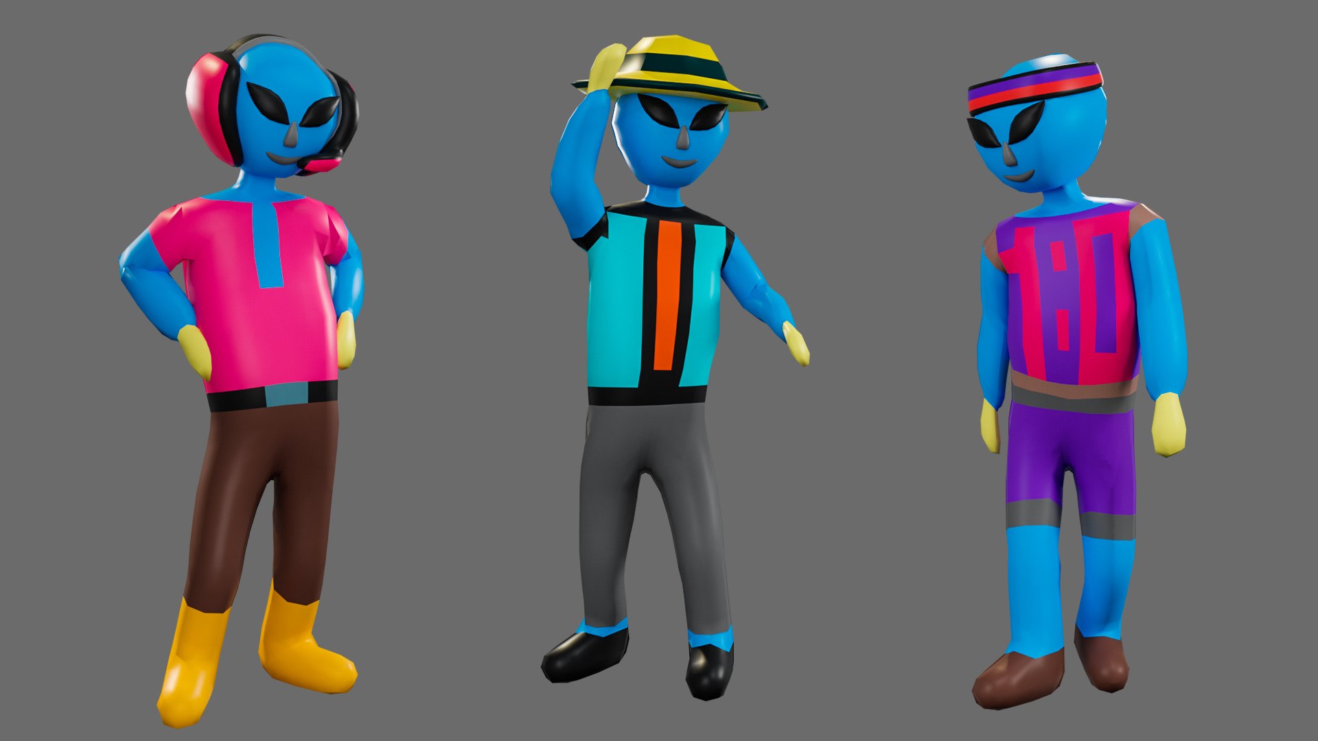 3D Model Characters-3 - TurboSquid 1999983