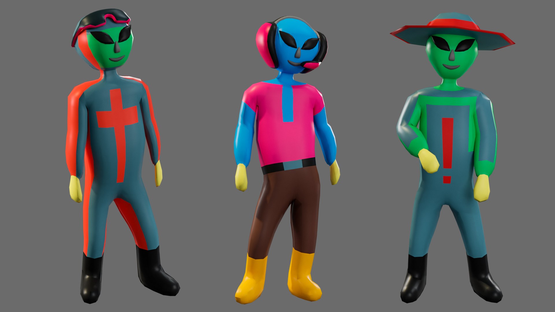 3D Model Characters-3 - TurboSquid 1999983