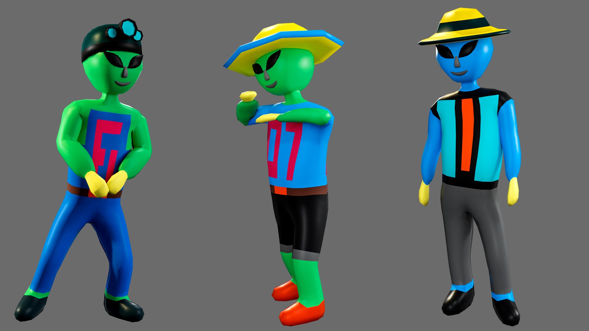 3D Model Characters-3 - TurboSquid 1999983