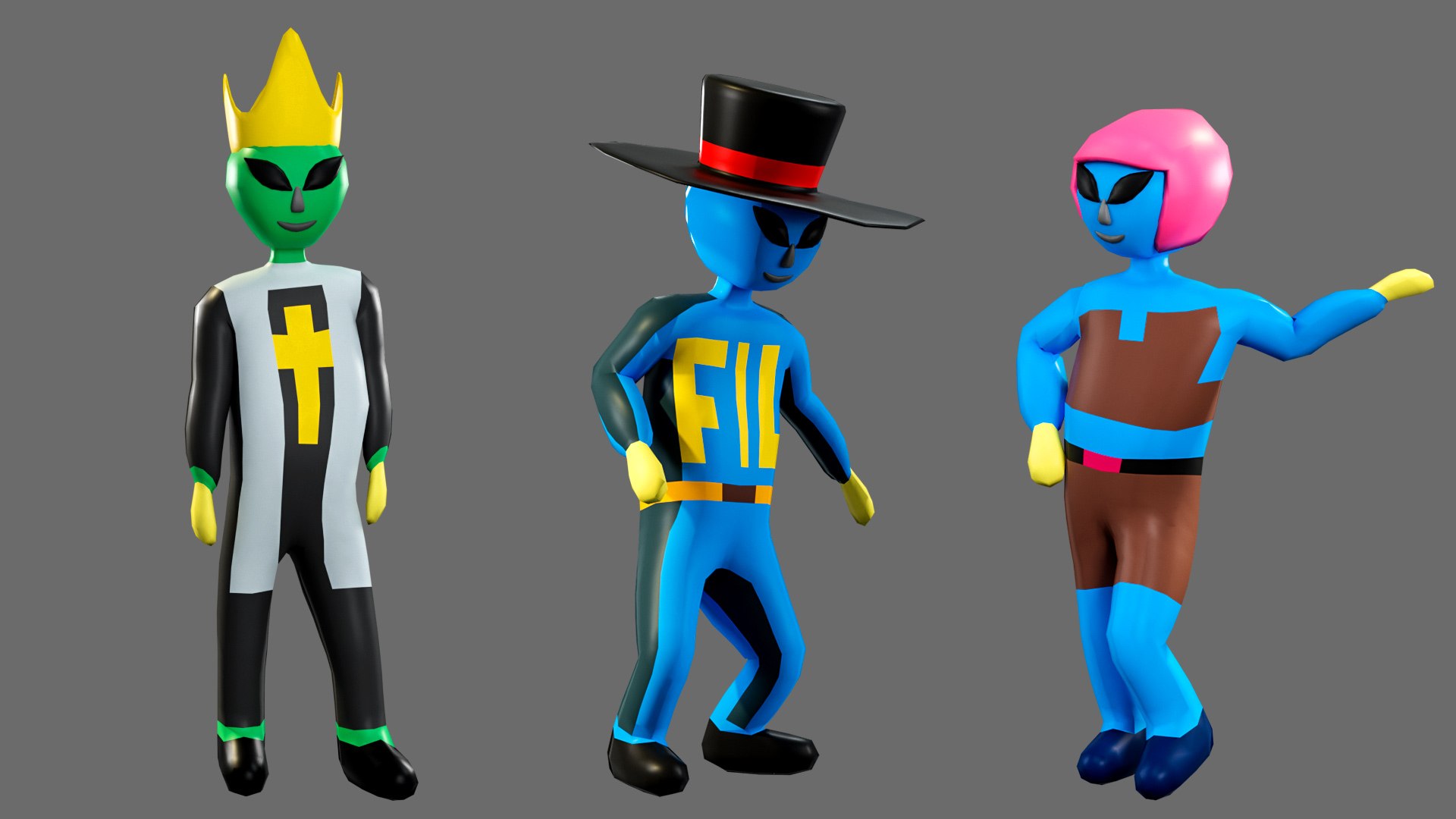 3D Model Characters-3 - TurboSquid 1999983