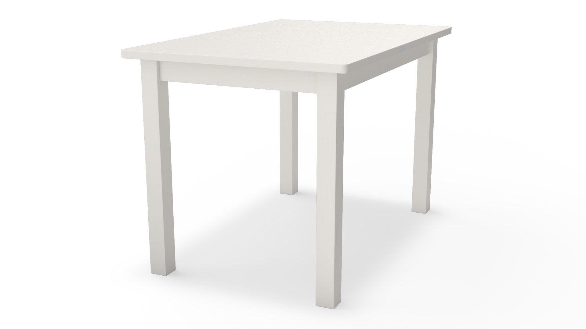 3D Table For Children IKEA SUNDVIK White - TurboSquid 2136666