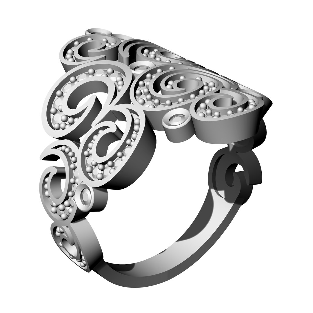 3D Ring Matrix Rhino Model - TurboSquid 1707046