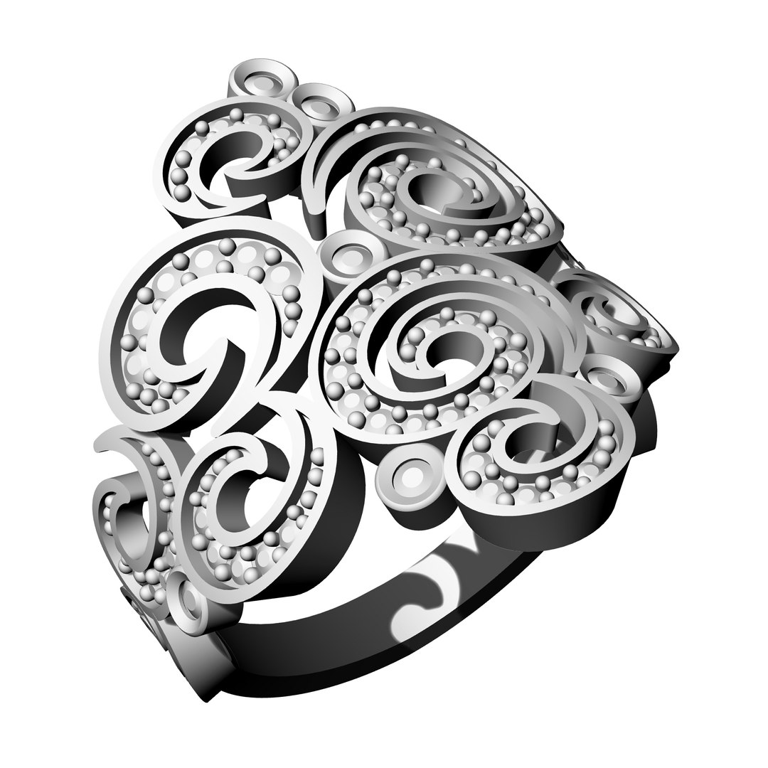 3D Ring Matrix Rhino Model - TurboSquid 1707046
