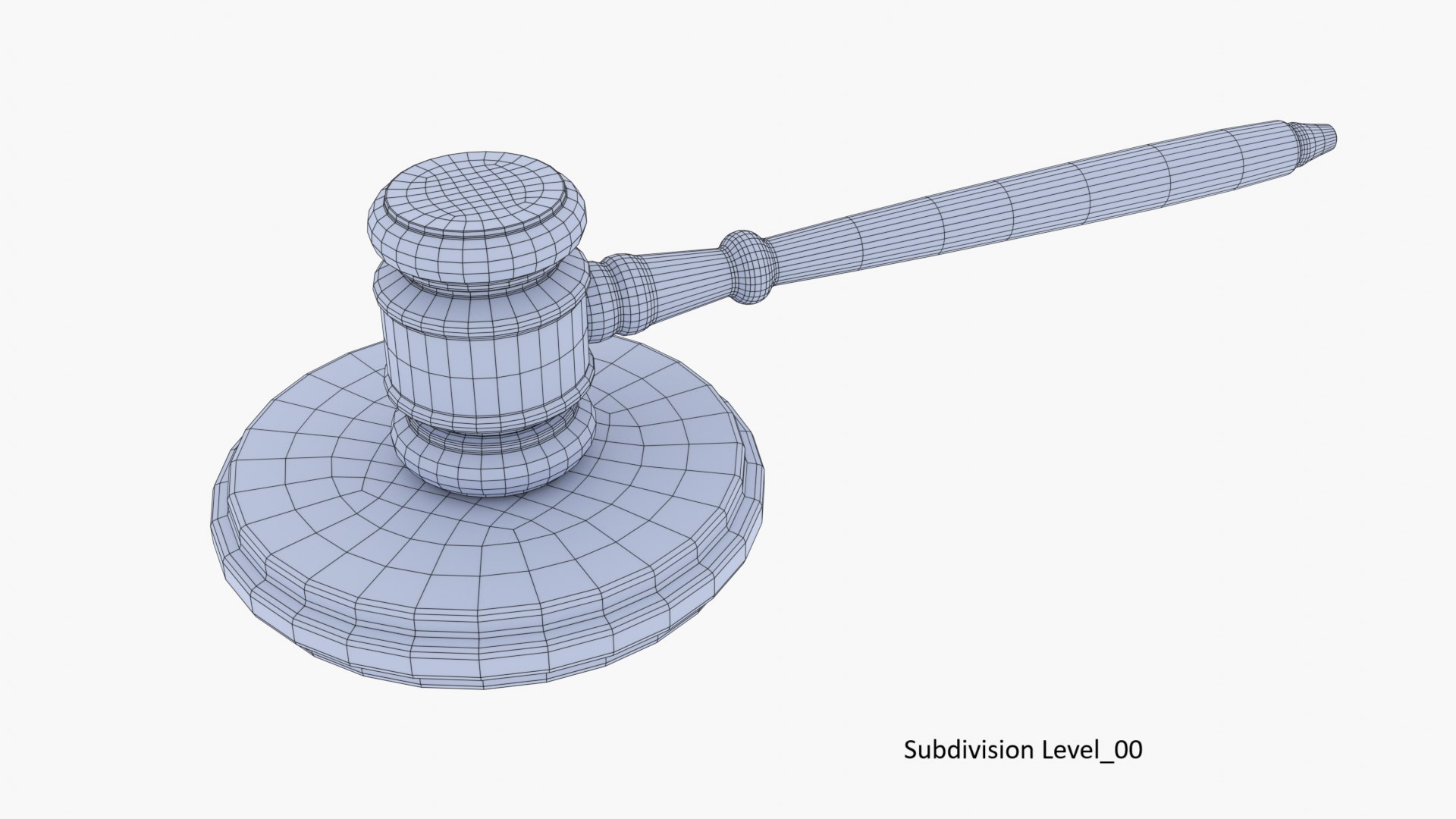3D Wooden Judge Gavel Model - TurboSquid 2133053