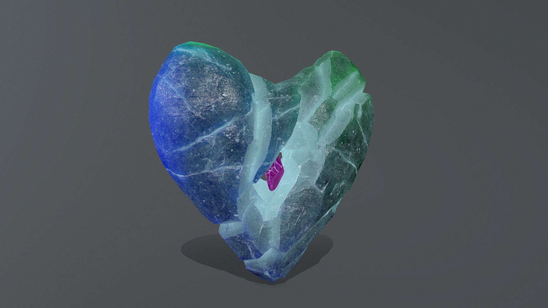 3D Broken Heart - TurboSquid 2082467