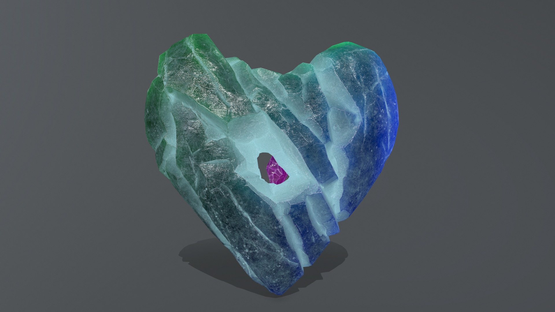 3D Broken Heart - TurboSquid 2082467