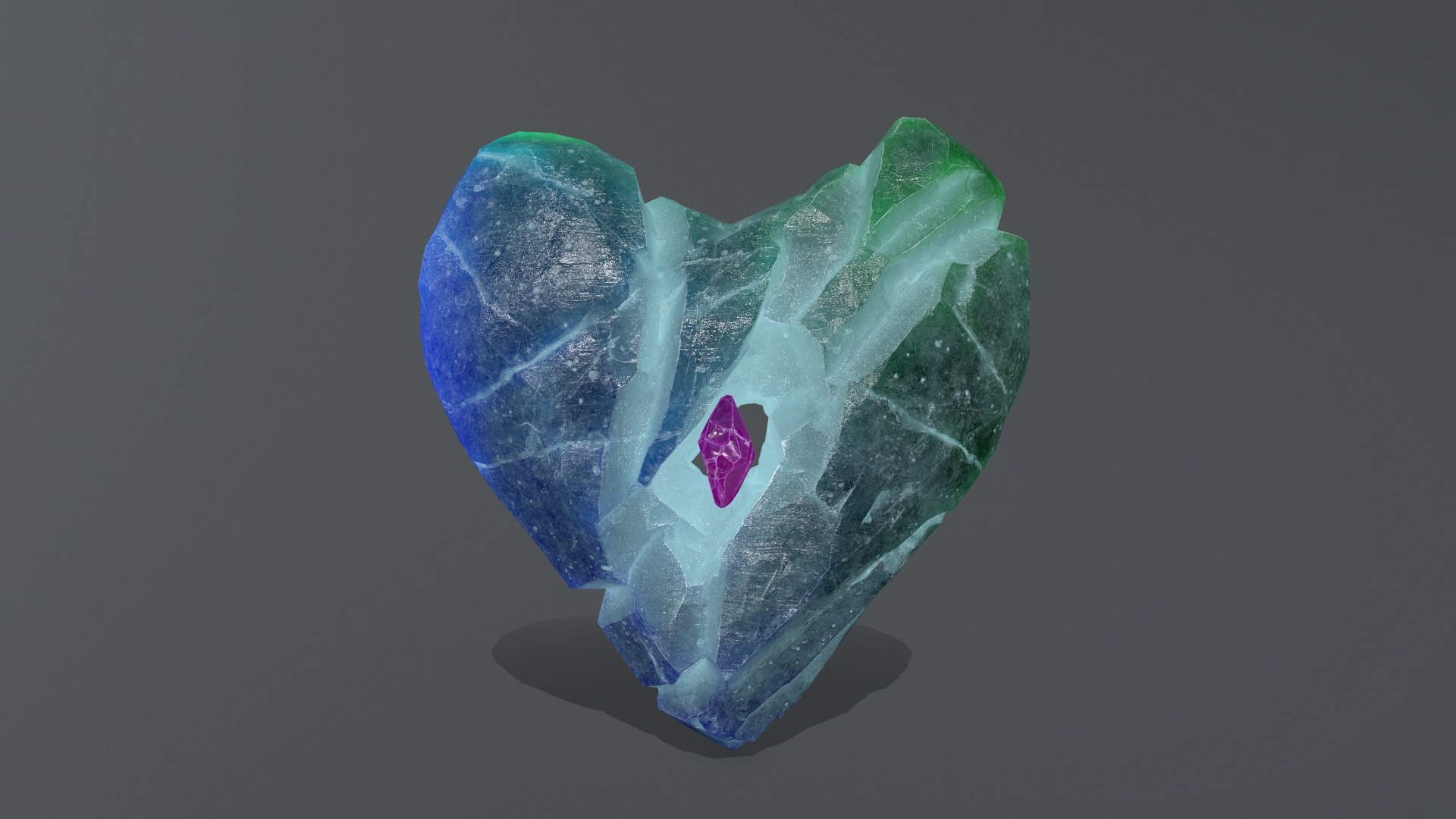 3D Broken Heart - TurboSquid 2082467