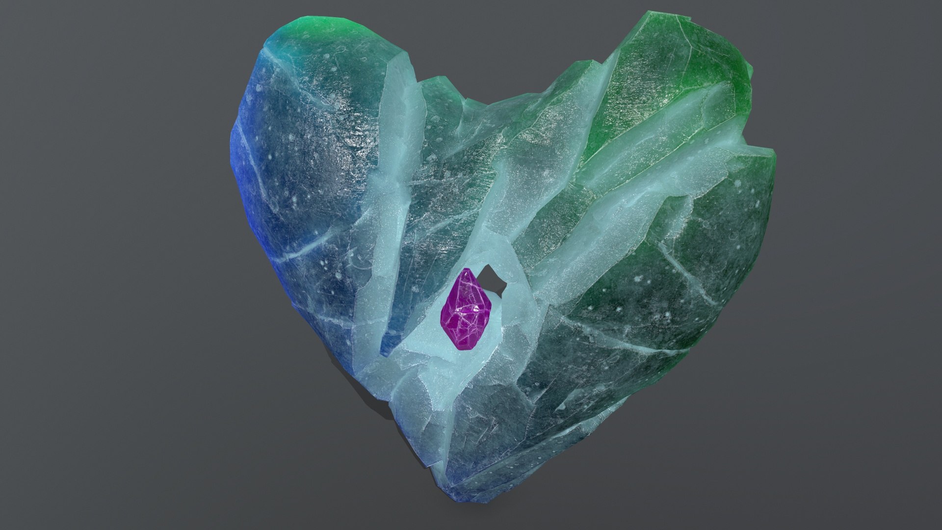 3D Broken Heart - TurboSquid 2082467