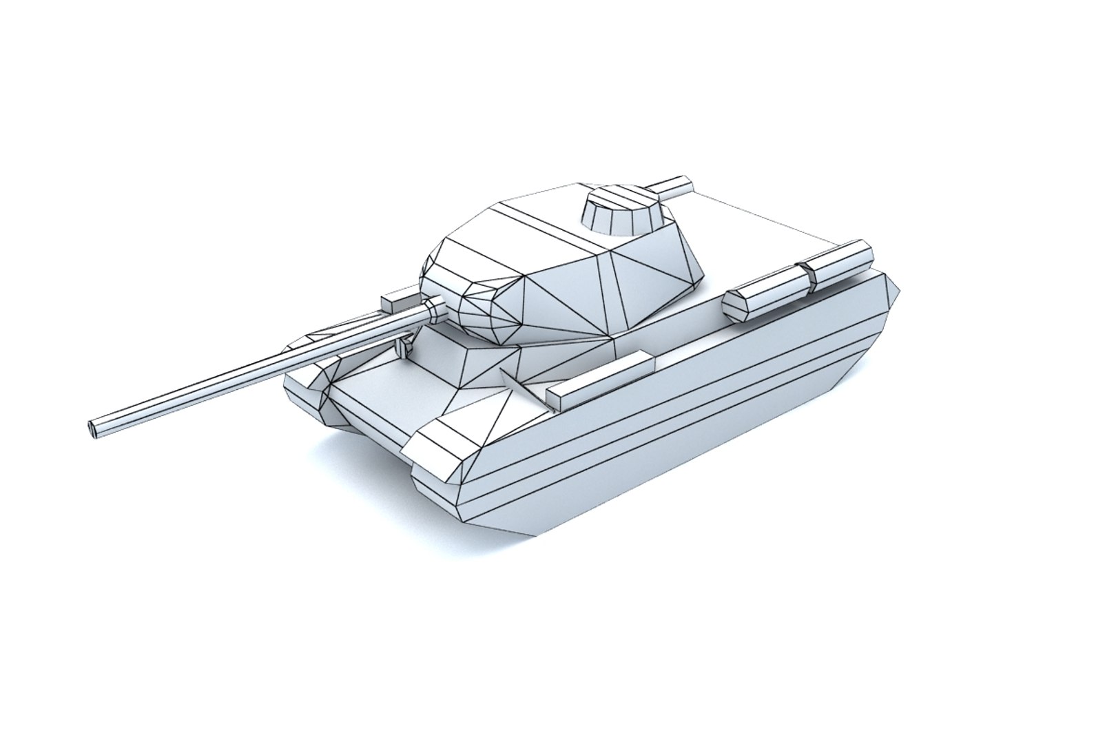 3d Ww Ii Soviet Tank Model