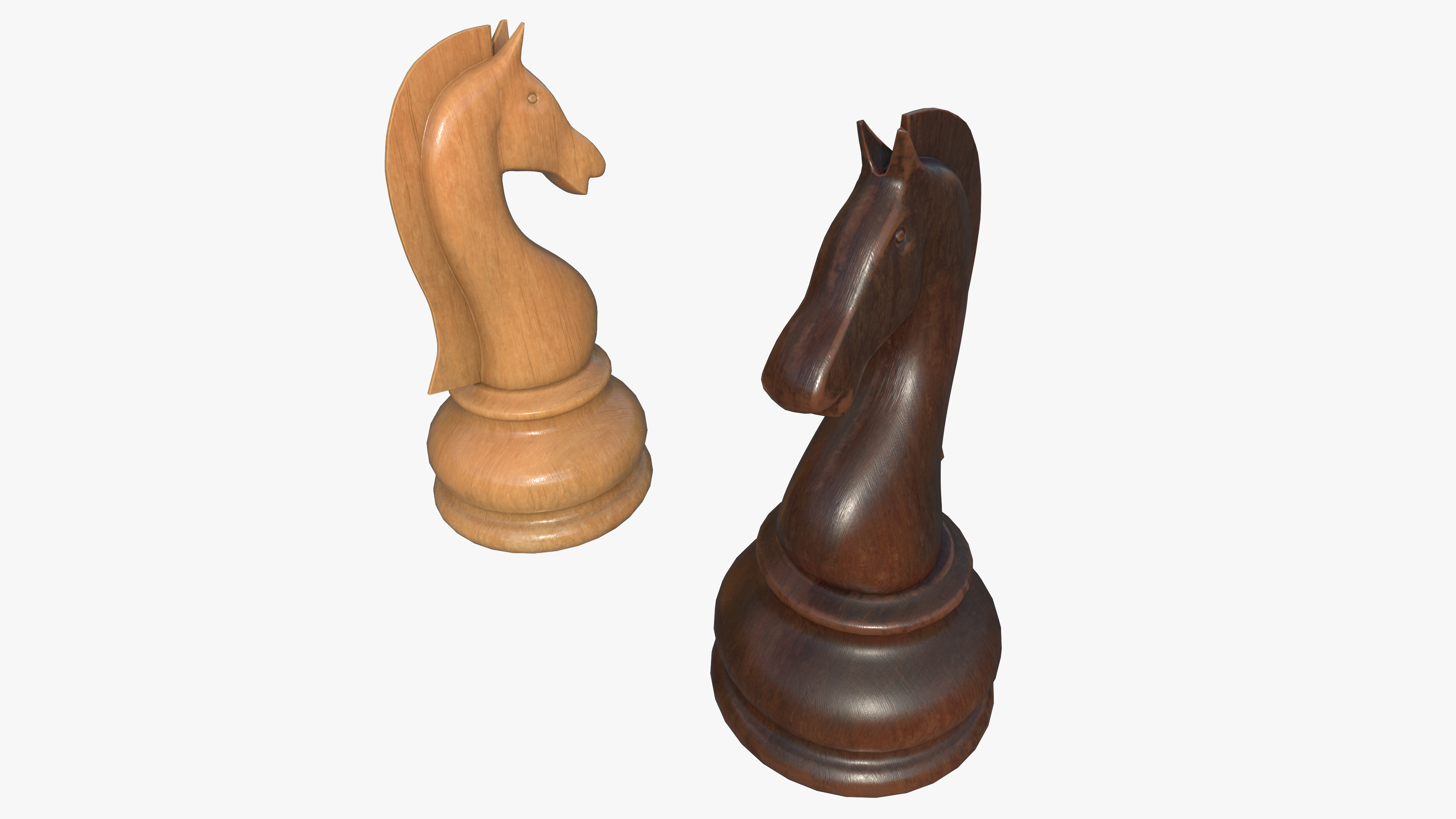 Chess Pieces Knight 1 With PBR 4K 8K 3D - TurboSquid 1770519