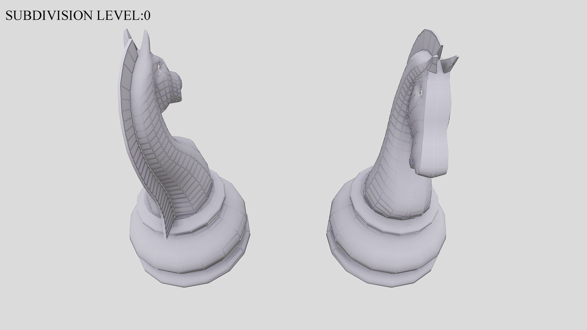 Chess Pieces Knight 1 With PBR 4K 8K 3D - TurboSquid 1770519