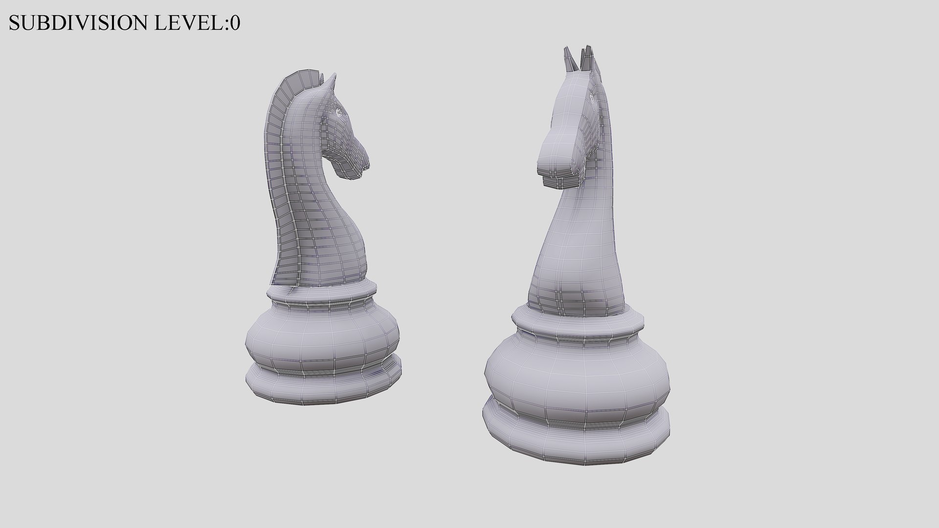 Chess Pieces Knight 1 With PBR 4K 8K 3D - TurboSquid 1770519
