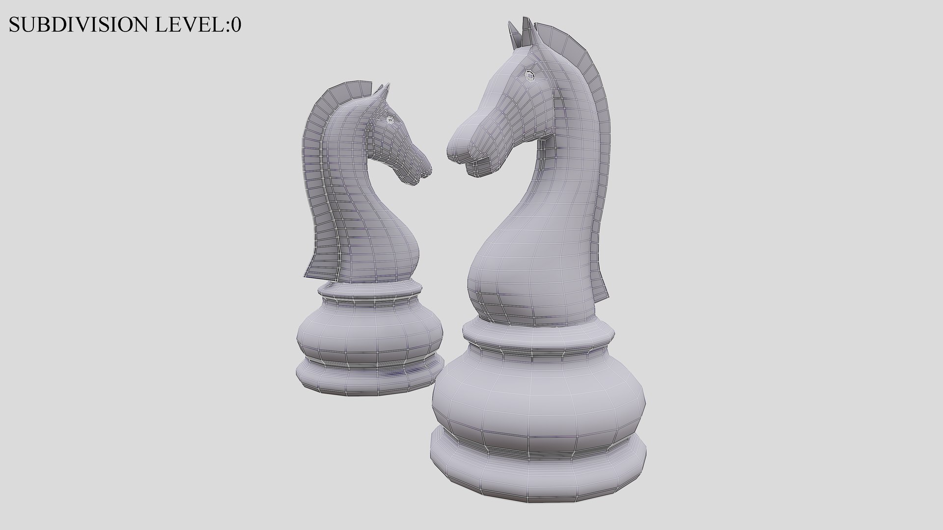 Chess Pieces Knight 1 With PBR 4K 8K 3D - TurboSquid 1770519