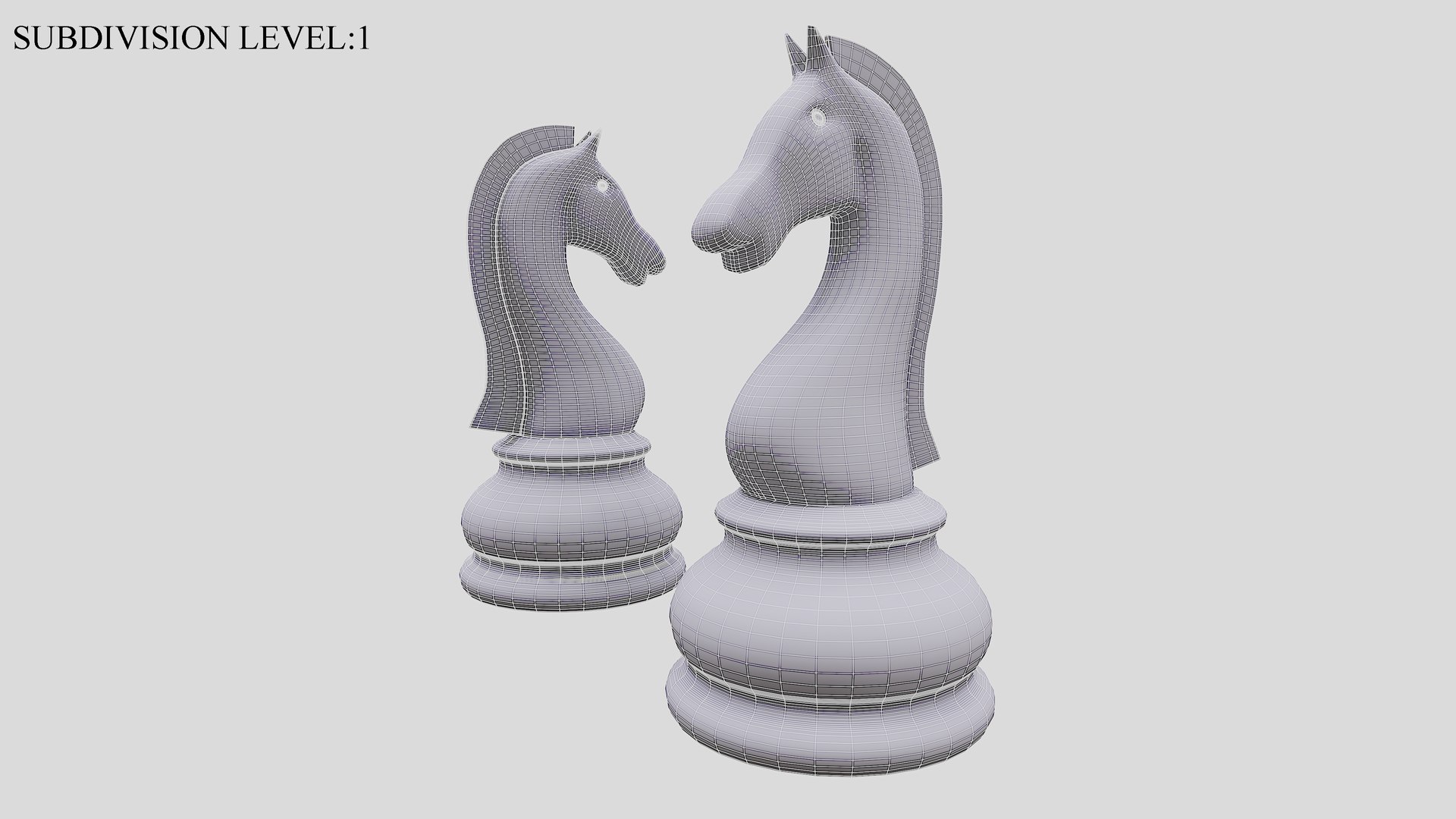 Chess Pieces Knight 1 With PBR 4K 8K 3D - TurboSquid 1770519