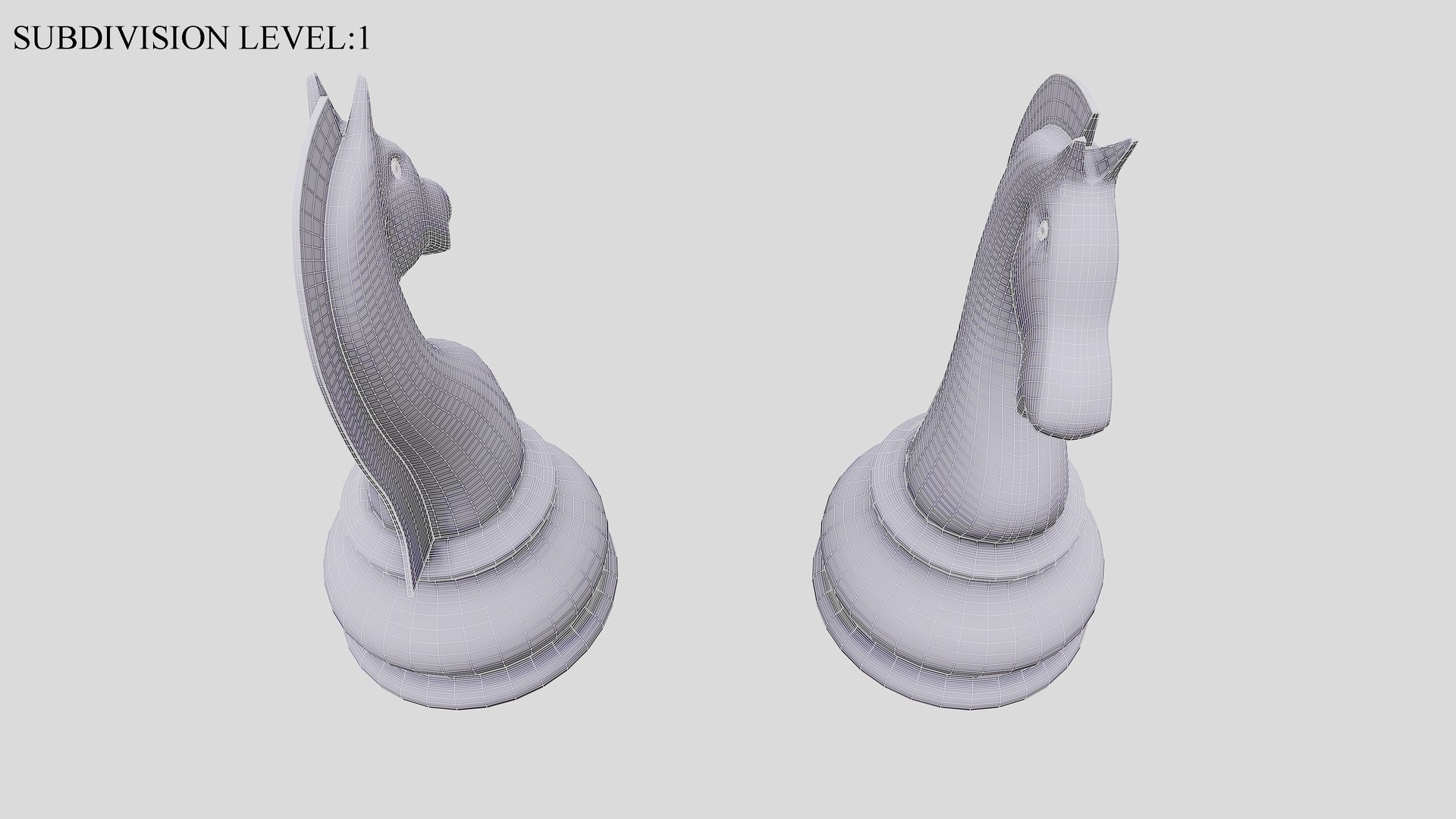 Chess Pieces Knight 1 With PBR 4K 8K 3D - TurboSquid 1770519