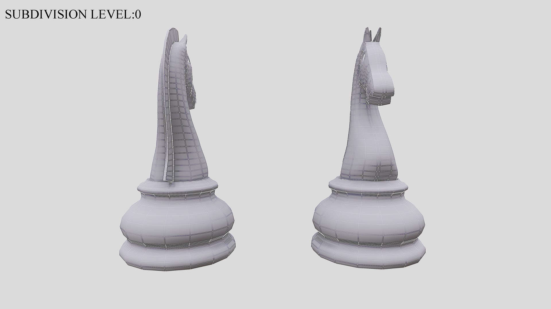 Chess Pieces Knight 1 With PBR 4K 8K 3D - TurboSquid 1770519