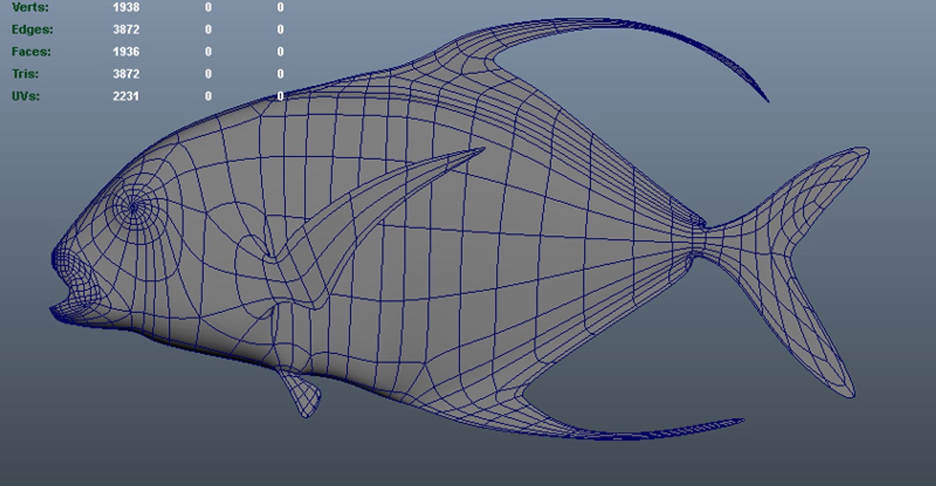 Threadfin Jack 3d Model