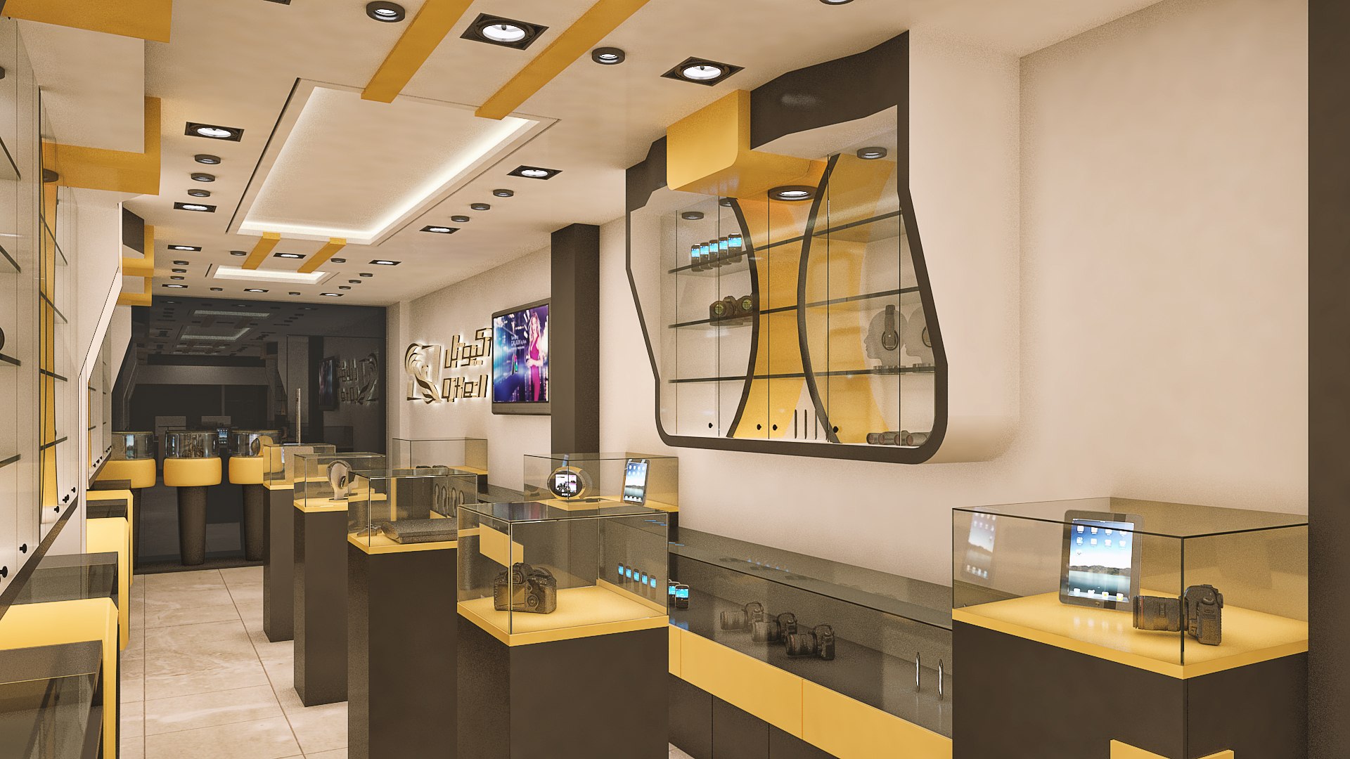 3D Electronics Store Interior - TurboSquid 2039448