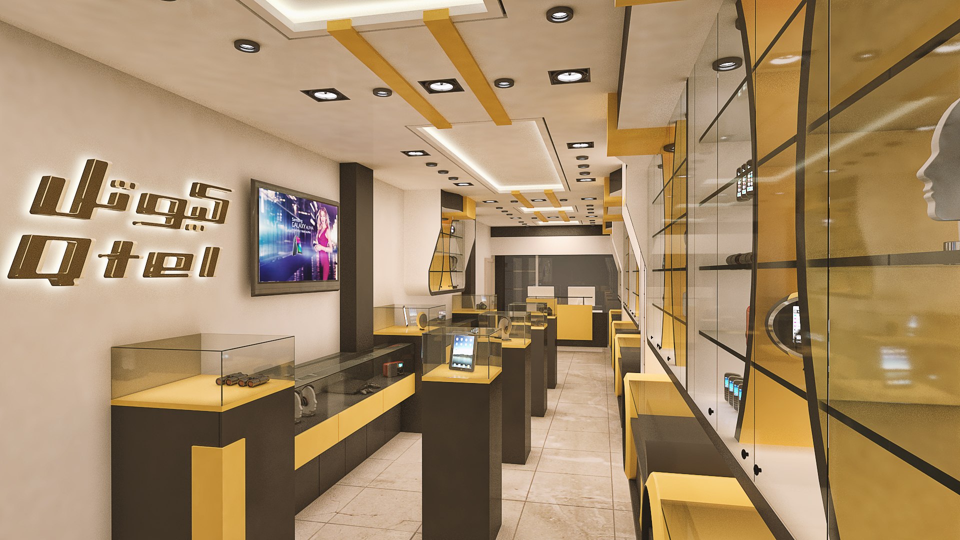 3D Electronics Store Interior - TurboSquid 2039448