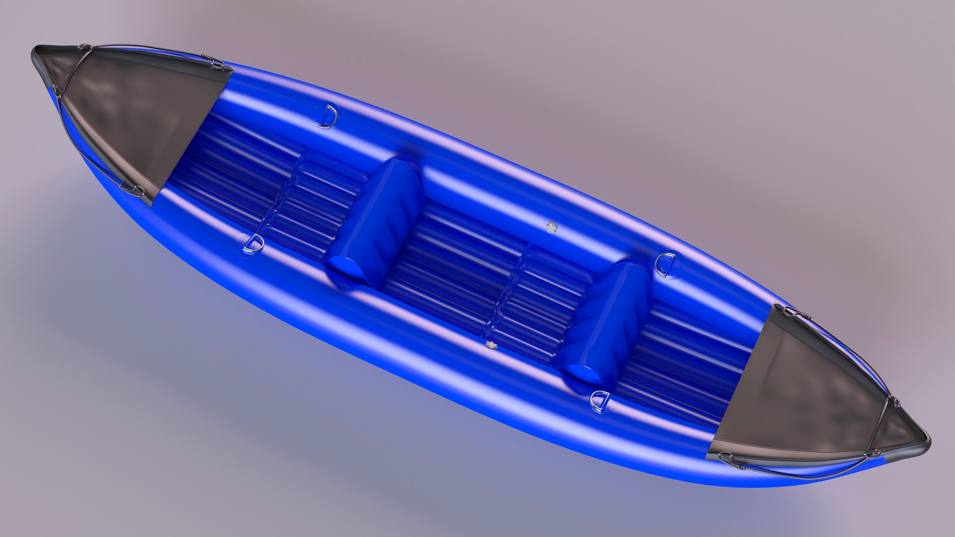 3D Tandem Inflatable Kayak model - TurboSquid 2163490