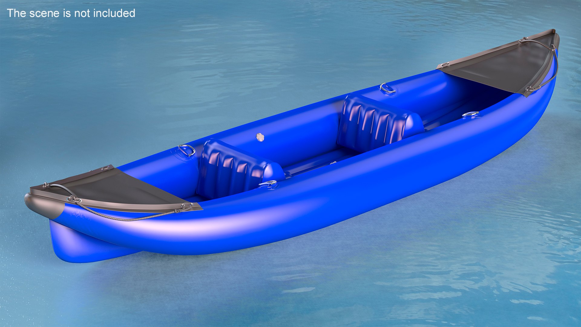 3D Tandem Inflatable Kayak model - TurboSquid 2163490