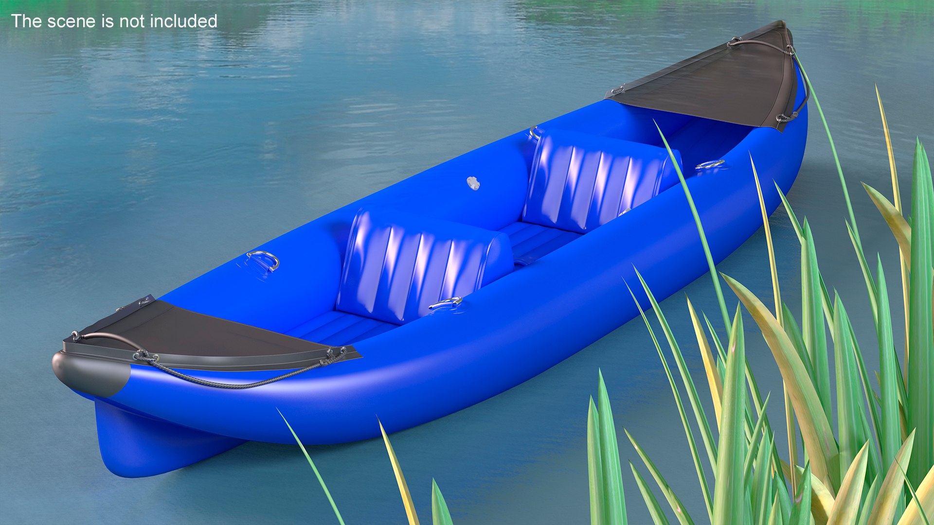 3D Tandem Inflatable Kayak model - TurboSquid 2163490
