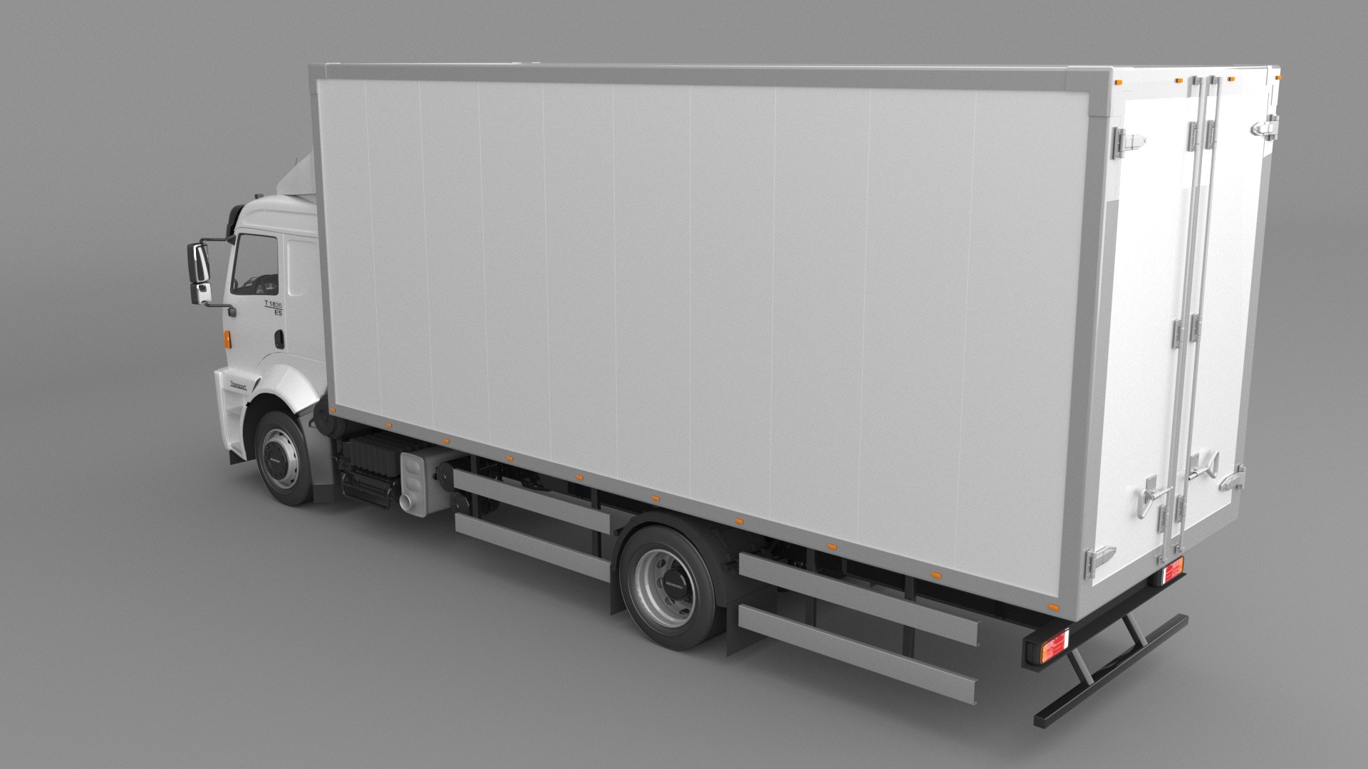 2015 Generic Transport T1826 E5 Box Truck 3D model - TurboSquid 2152024