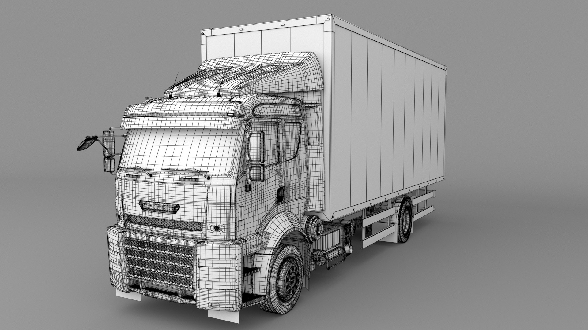 2015 Generic Transport T1826 E5 Box Truck 3D model - TurboSquid 2152024