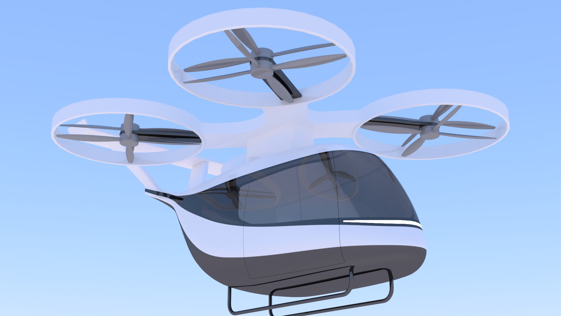 3D Future Passenger Drone Exterior - TurboSquid 2194703