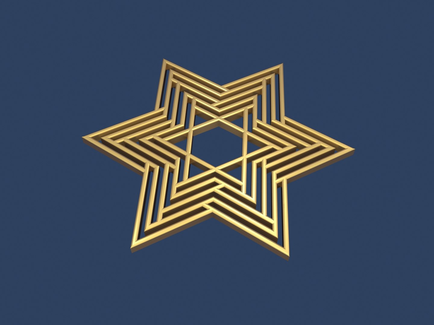 3D star david - TurboSquid 1416856