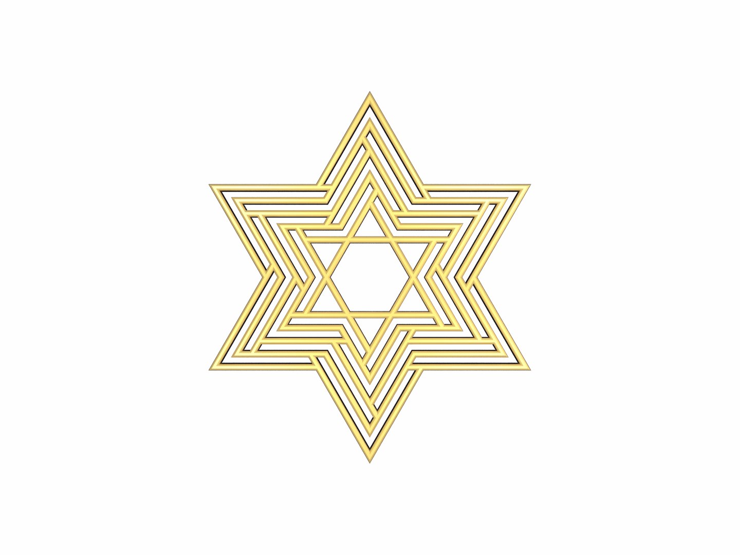 3D star david - TurboSquid 1416856