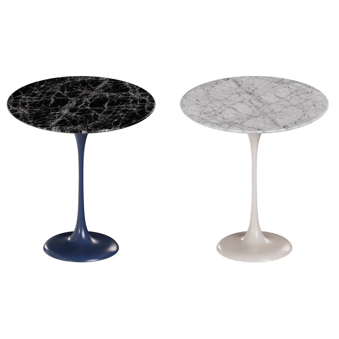 Side Table Tulip 3D Model - TurboSquid 2019942