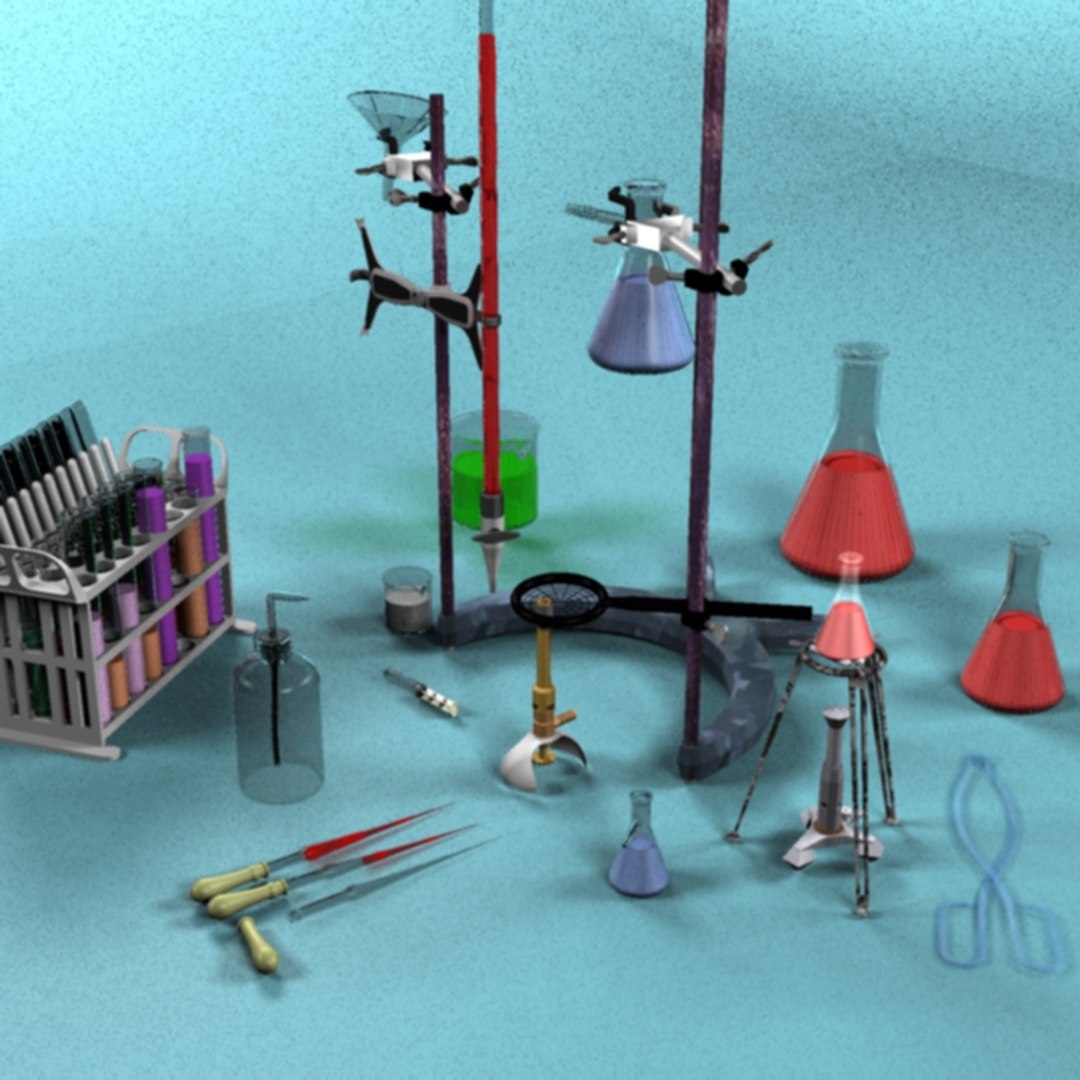 Lab Set 3d Model