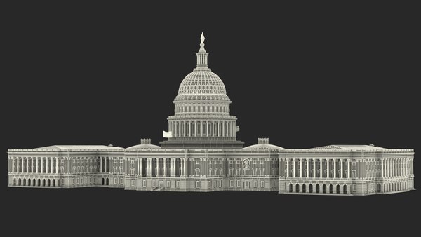 3D model United States Capitol Building - TurboSquid 1874744